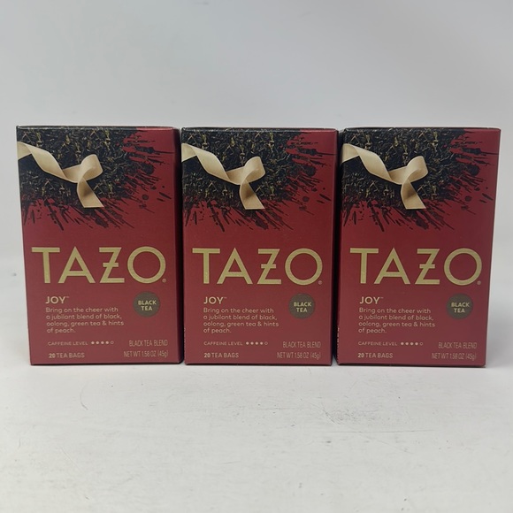 tazo | Other | Starbucks Tazo Joy Black Tea 3 Boxes | Poshmark